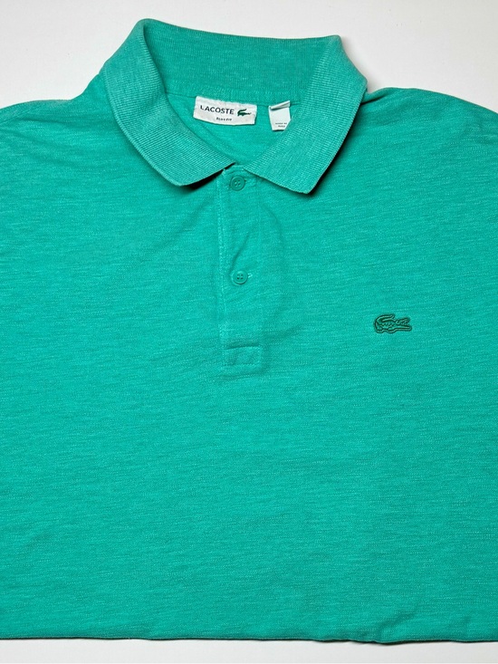 Lacoste | Shirts | Lacoste Slim Fit Polo Mens Xl6 Green Pique Short ...